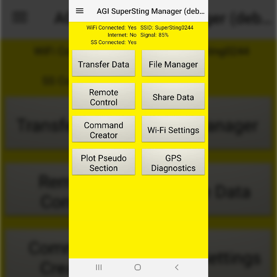 SuperSting™ Manager (SSM) Android App | AGIUSA